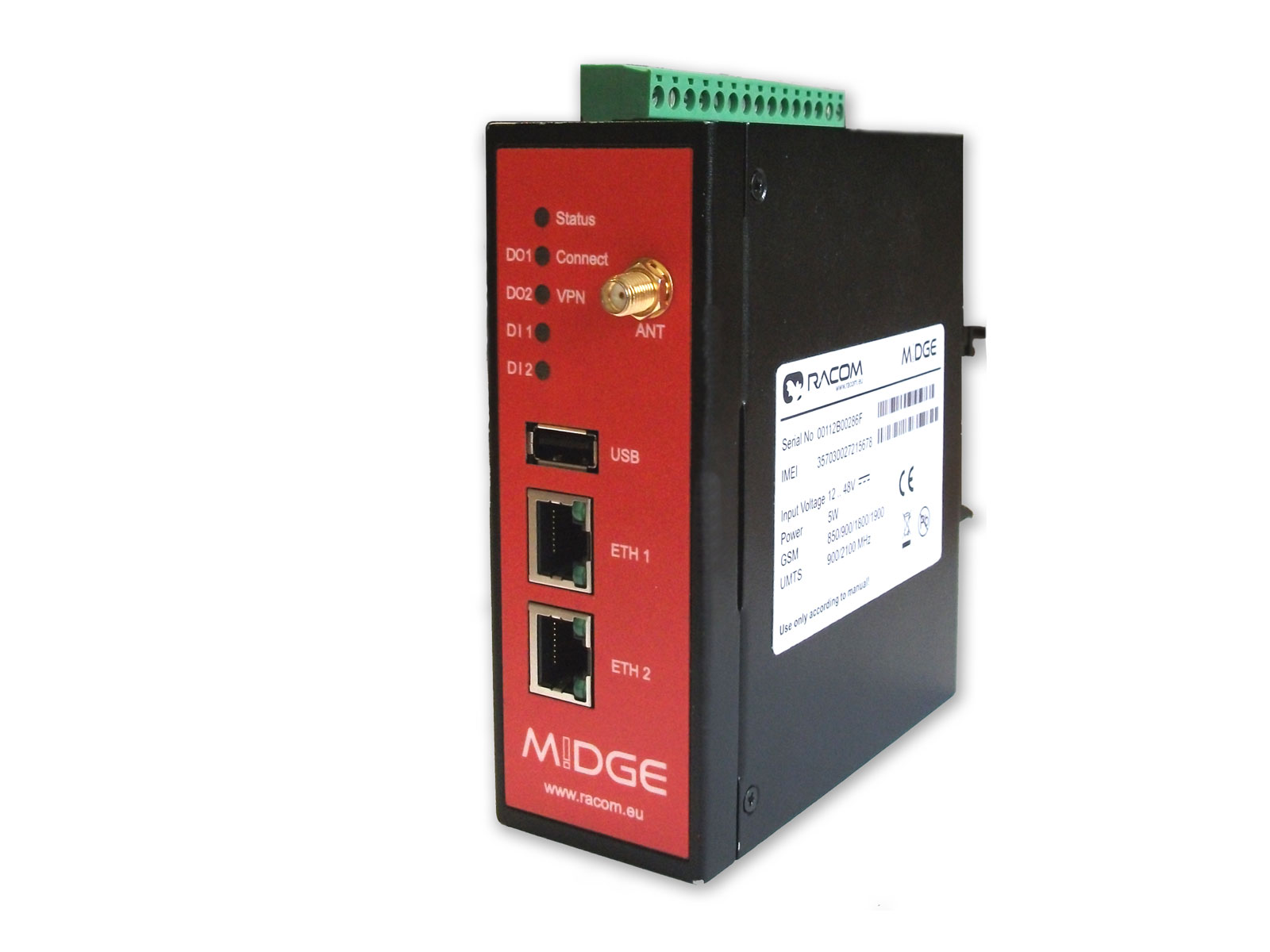 GPRS / EDGE / UMTS router M!DGE | RACOM