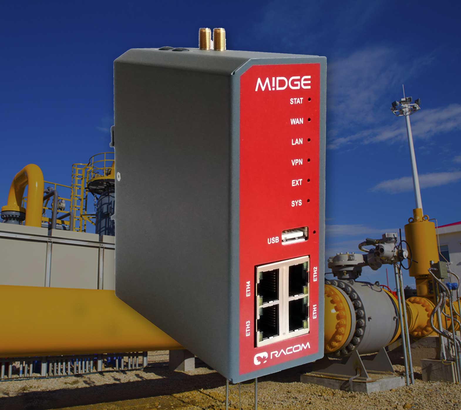 Cellular router M!DGE | 3G/4G LTE | SCADA | RACOM