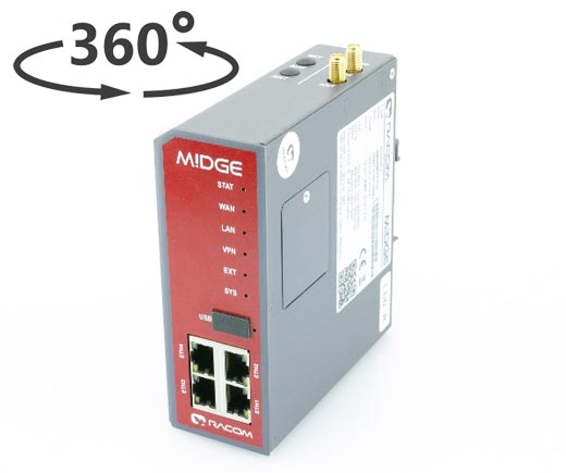 Cellular router M!DGE | 3G/4G LTE | SCADA | RACOM